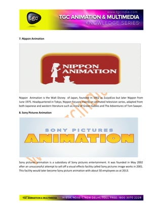 The best animation studios in the world | PDF
