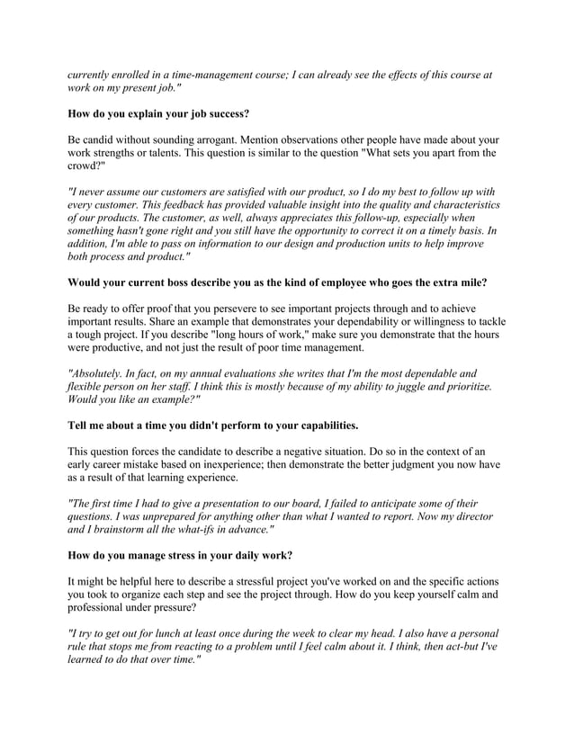 The Best Answers To Tough Interview Questions the-best-answers-to-tough-interview-questions