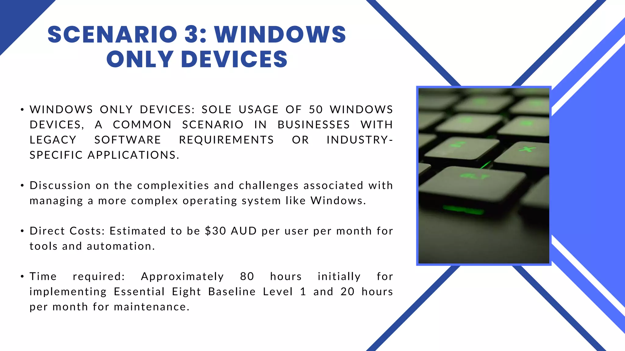 Cost Analysis for Achieving Essential Eight Compliance Across Various ...