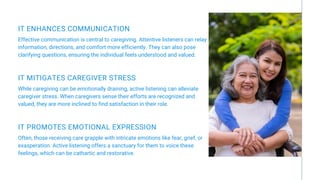 The Best Caregivers Are Better Listeners | PDF