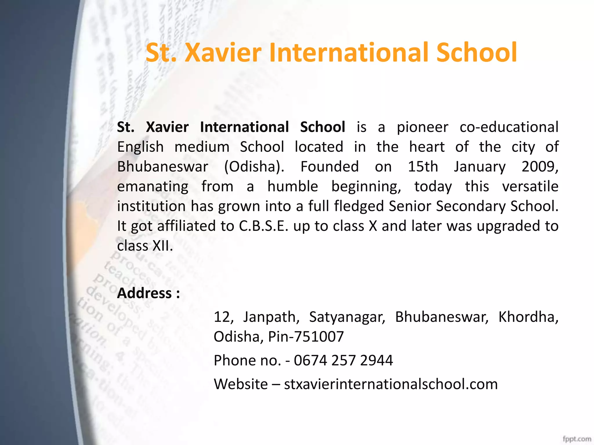The best cbse schools in bhubaneswar | PPTX