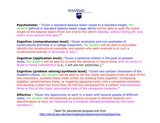 The best choice for writing objectives | PDF