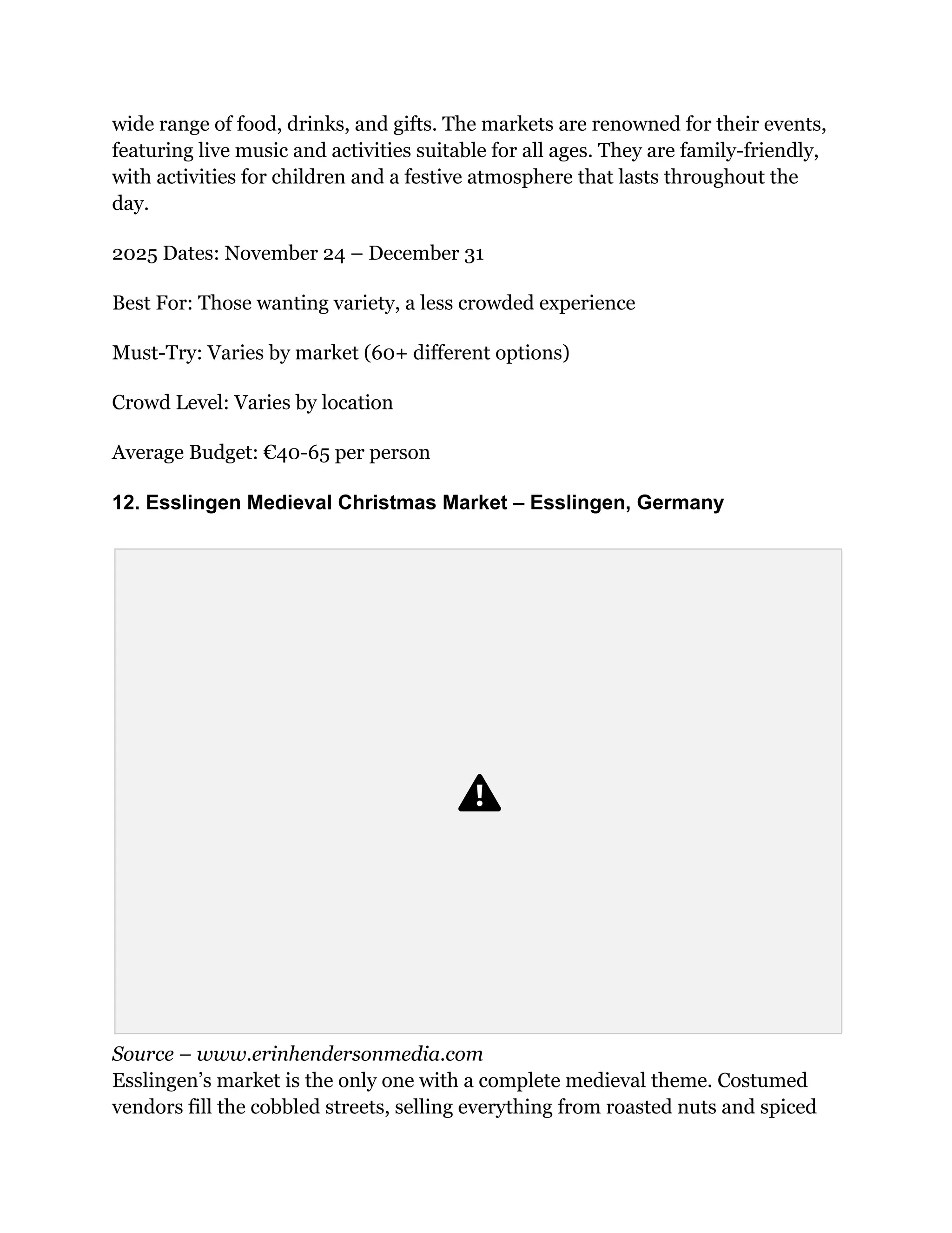 The Best Christmas Markets to Visit in 2025 for Lights, Food, and ...