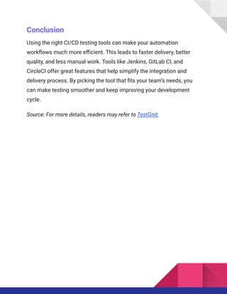 CI/CD Tools That Will Revolutionize Your DevOps Process | PDF