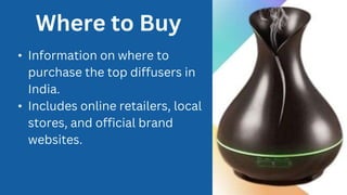 The Best Diffusers in India by Sleepsia | PPTX | Business | Business ...
