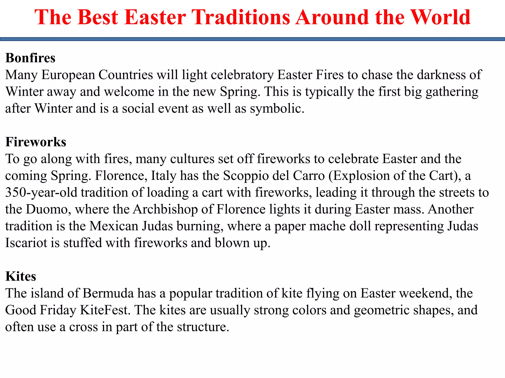 The Best Easter Traditions Around the World | PPT