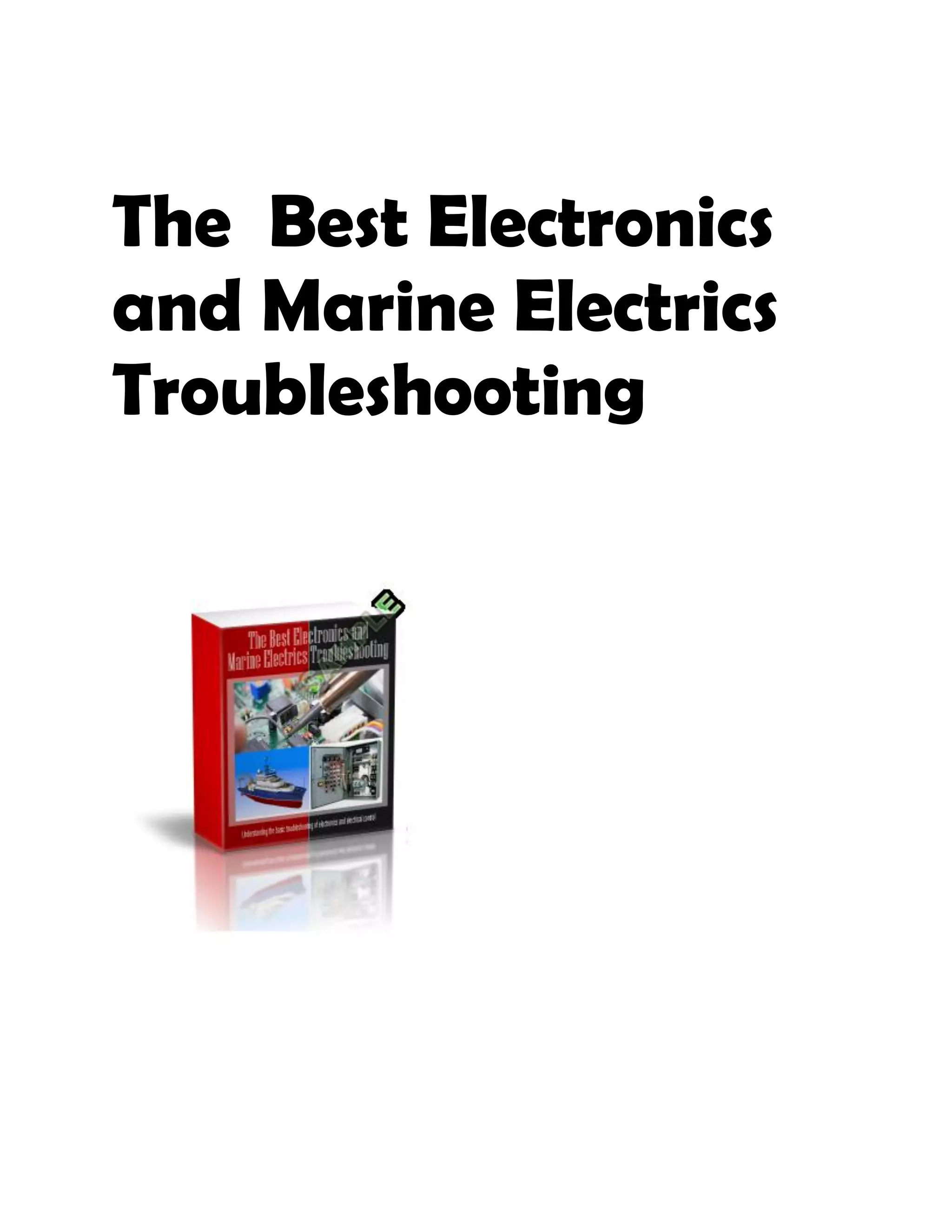 The Best Electronics and Marine Electrics Troubleshooting | PDF