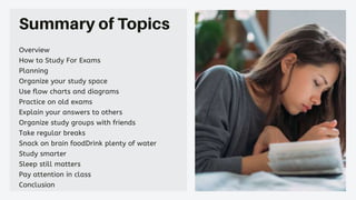 The Best Ever Tips on How to Study for Exams | PPTX