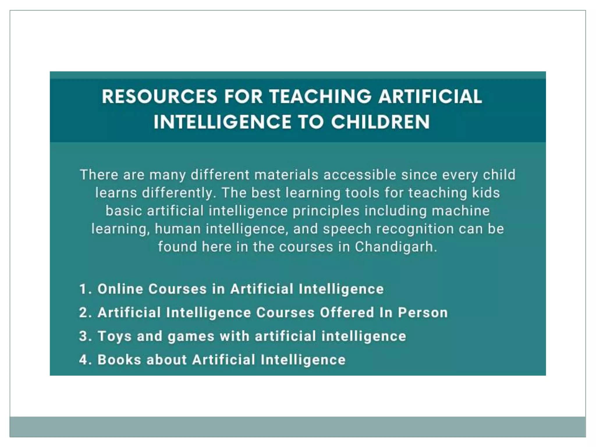 The Best Fun Artificial Intelligence Courses for Kids - RoboGenius | PPTX