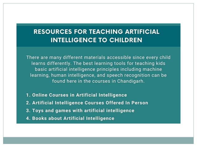 The Best Fun Artificial Intelligence Courses for Kids - RoboGenius | PPT