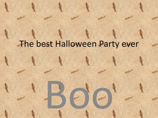 The best halloween party ever | PPTX