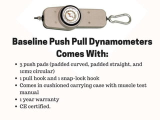 The Best Hand Held Dynamometer for Manual Muscle Testing | PPTX