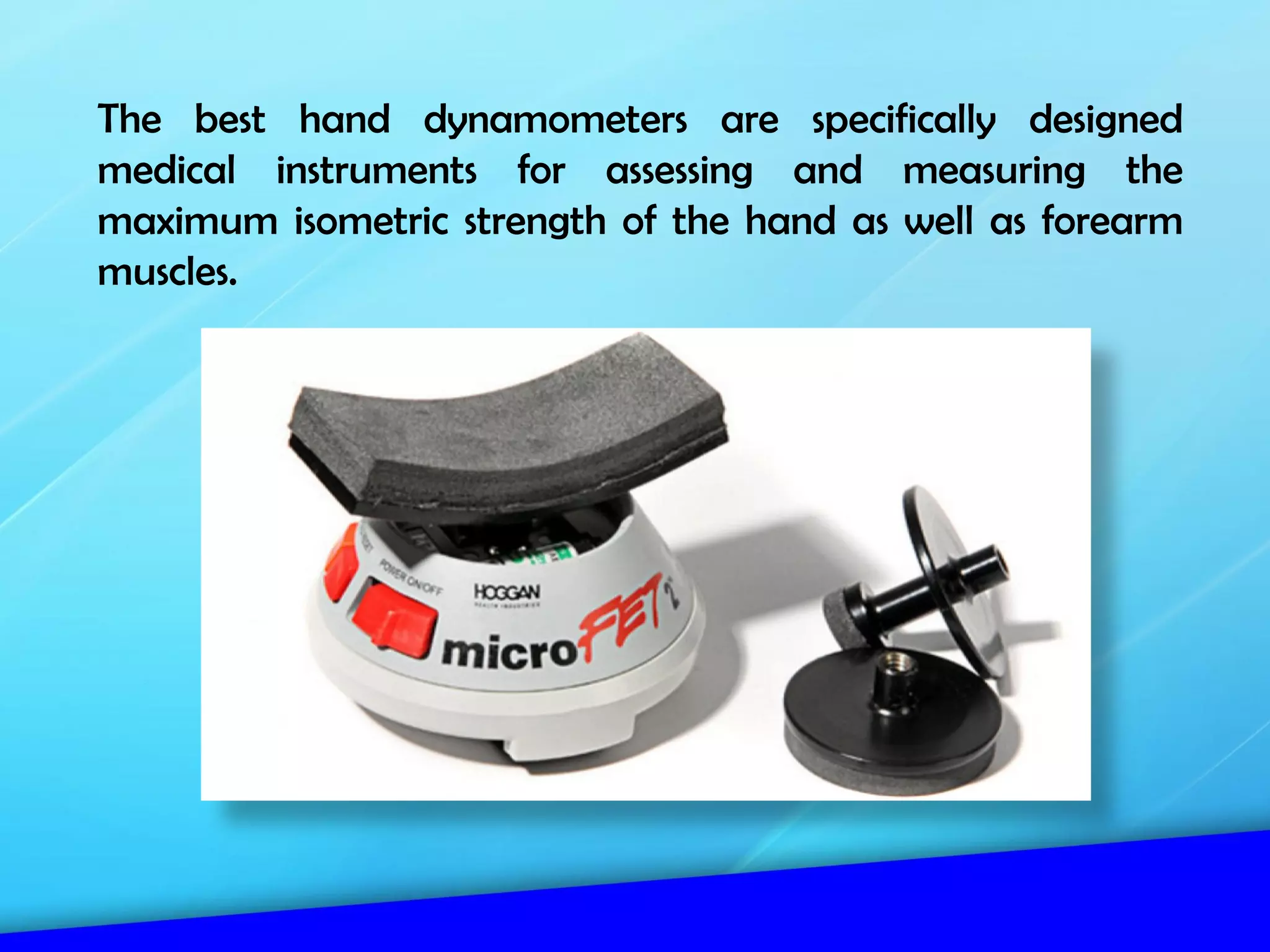 The Best Handheld Dynamometers | PDF