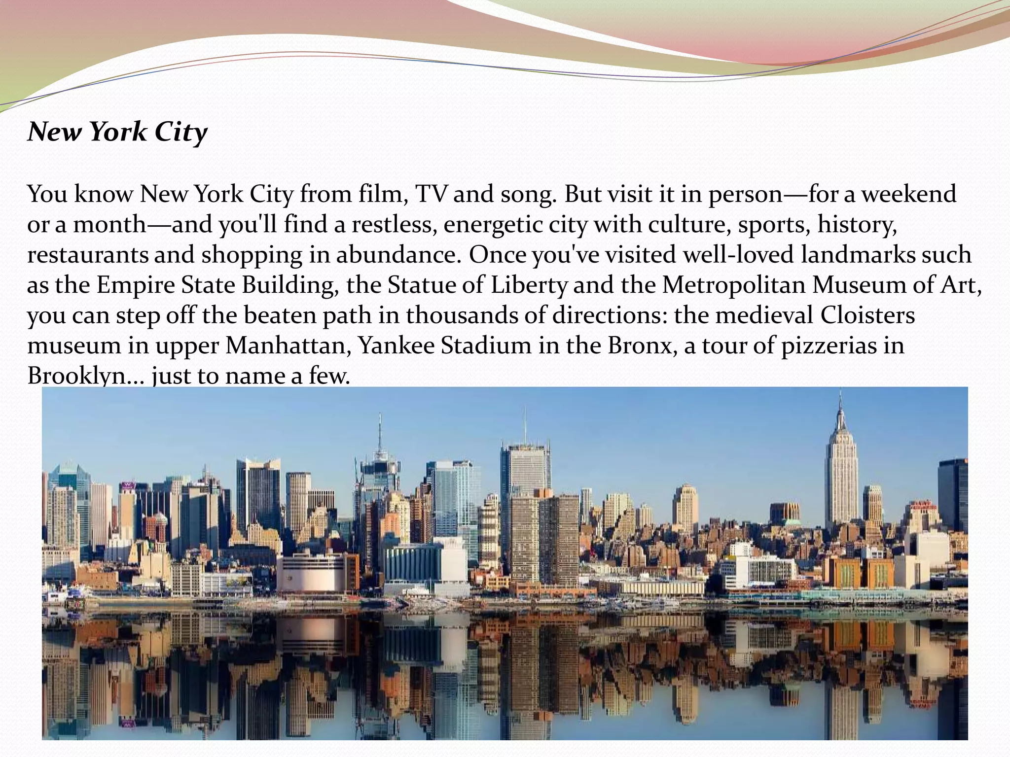 The best holiday destination | PPTX