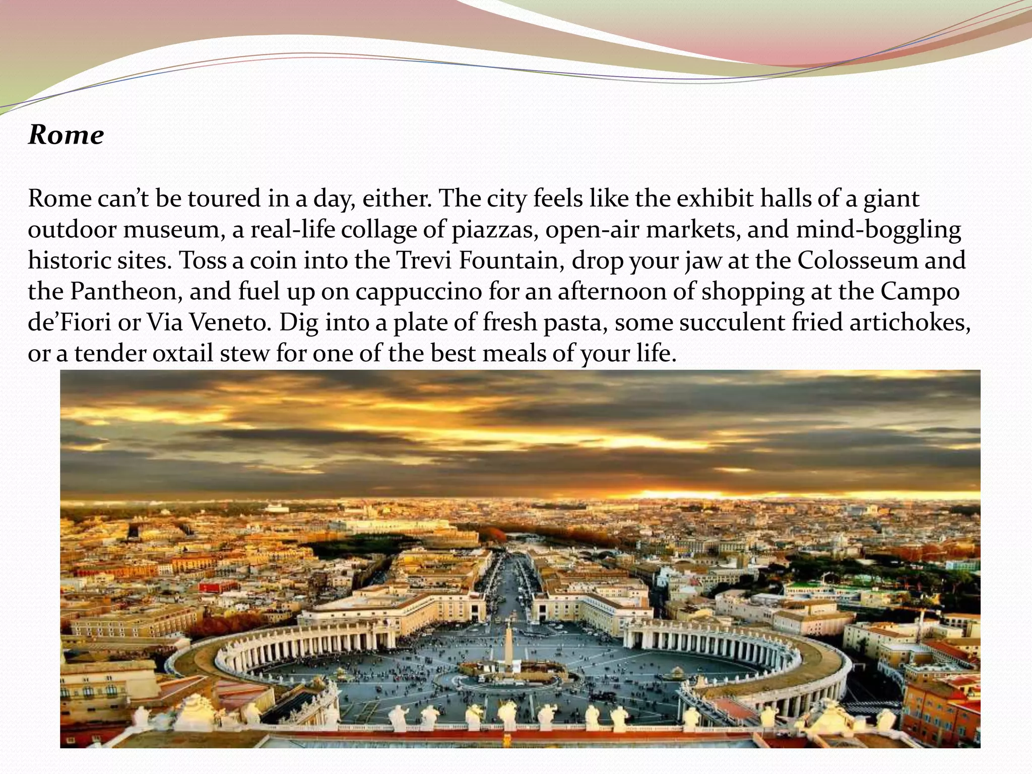 The best holiday destination | PPTX