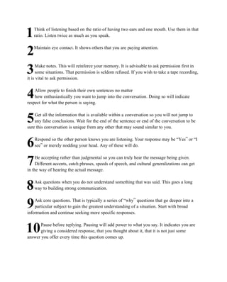 The Best Kept Secrets Of Great Communicators Reference Manual | PDF