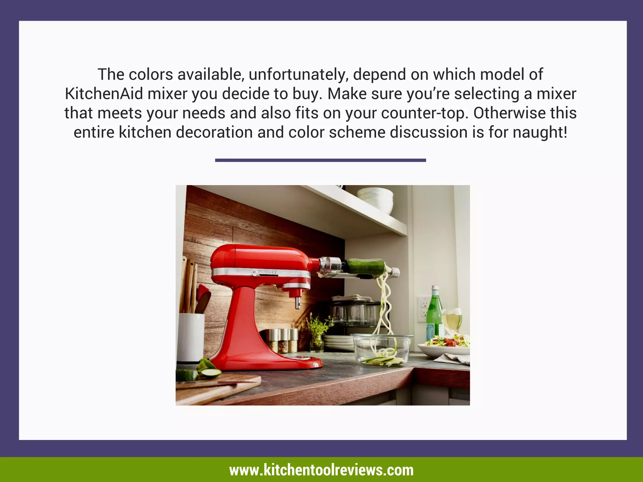 The Best Kitchen-aid Mixer Colors | PDF