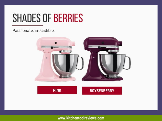 The Best Kitchen-aid Mixer Colors | PPT