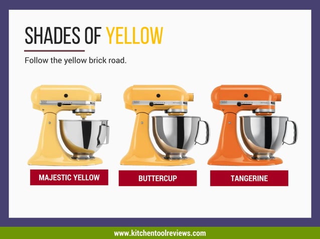 The Best Kitchen-aid Mixer Colors | PPT