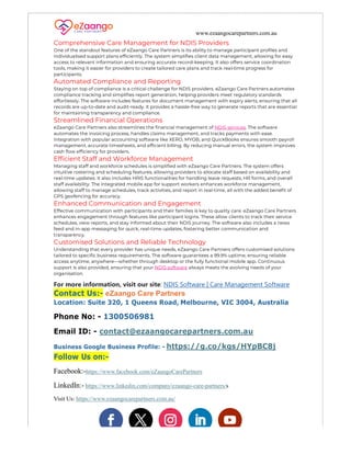 The Best NDIS Software for NDIS Providers in Australia-eZaango Care ...