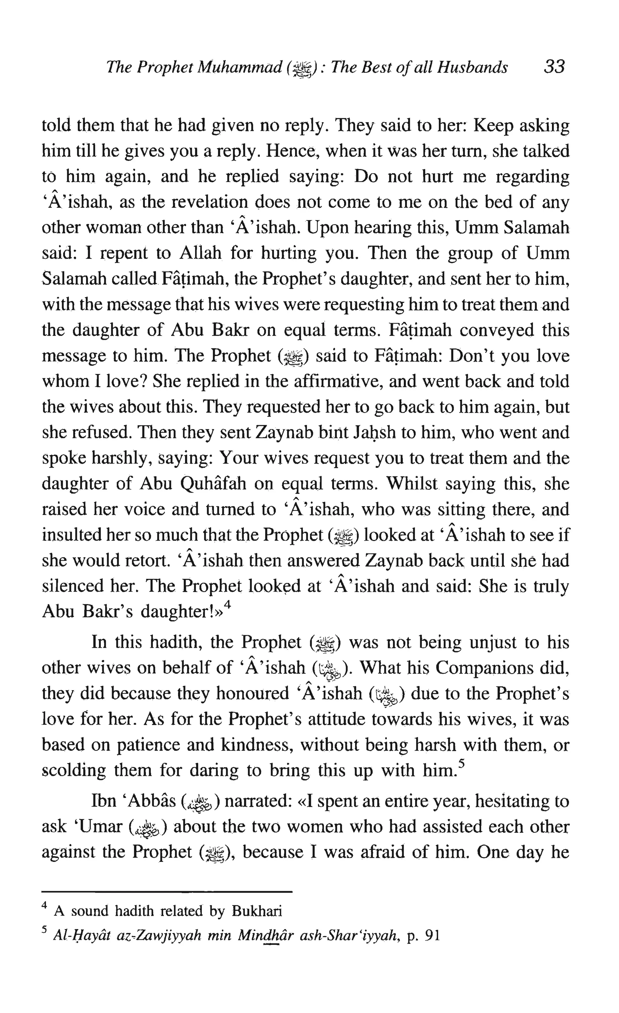 Prophet Muhammad (SAW) -The best of all husbands | PDF