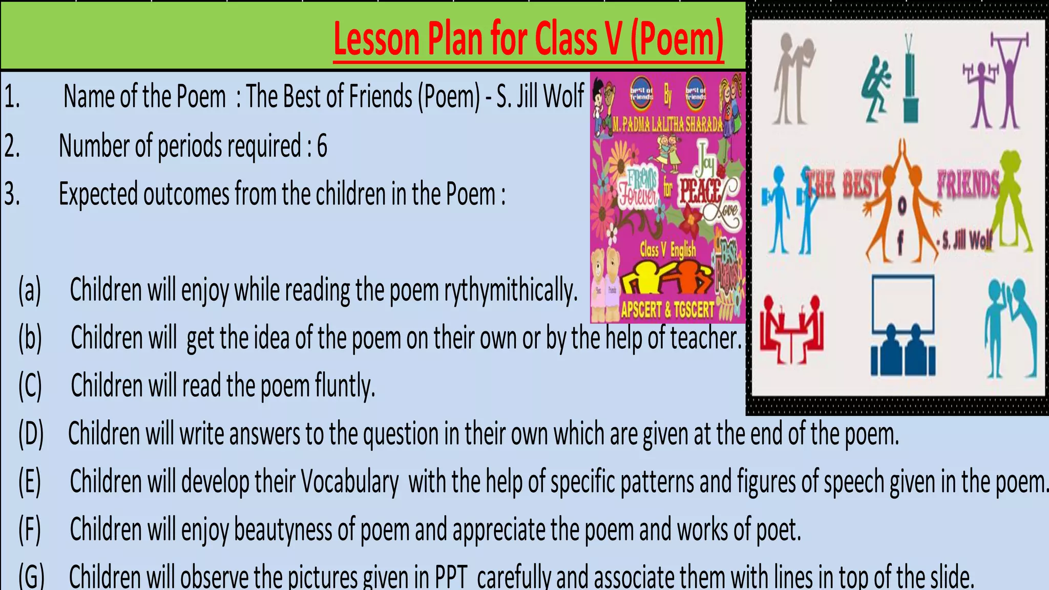 The best of friends lesson plan | PPT