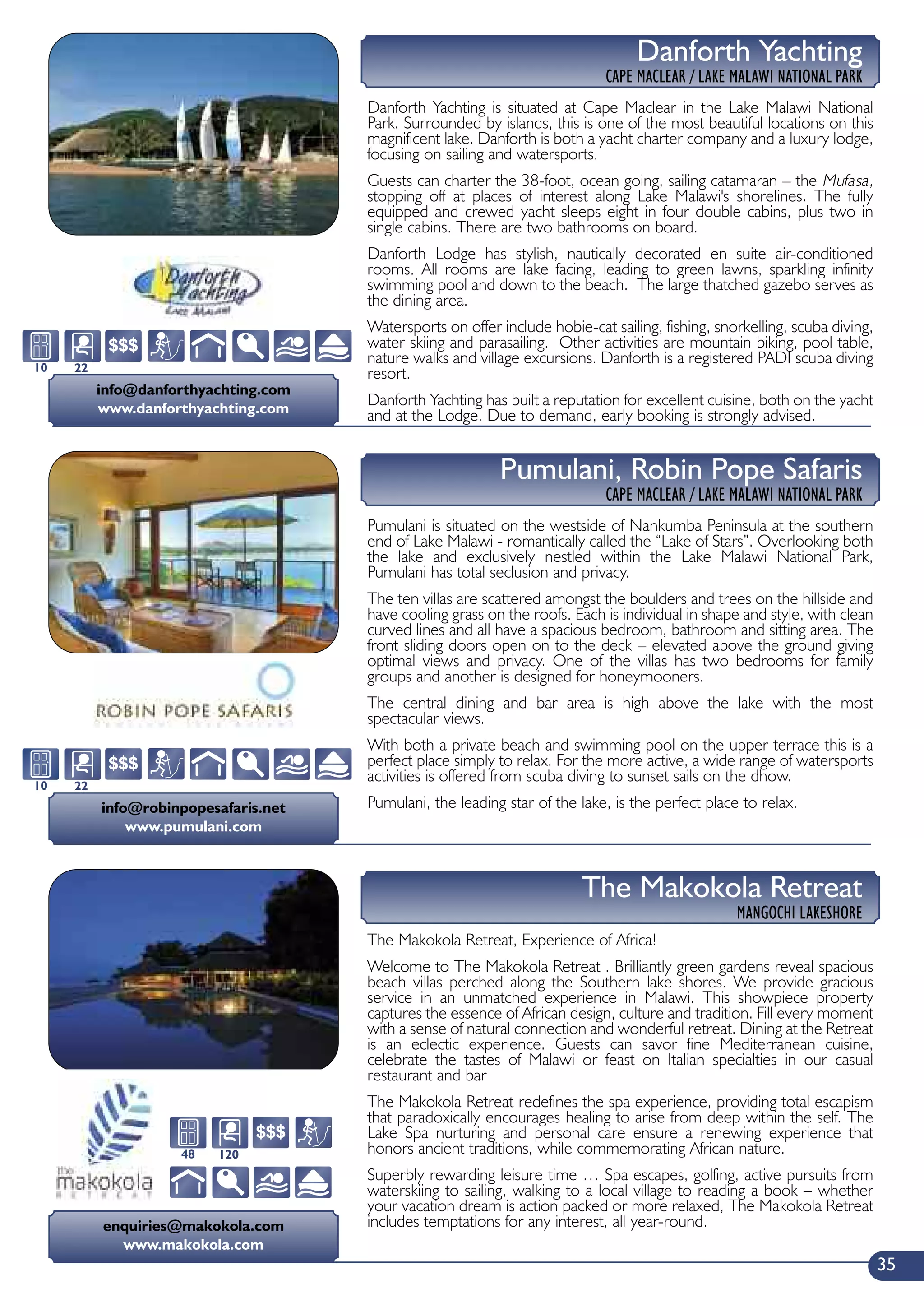 The Best of Malawi - eBrochure 2011 | PDF