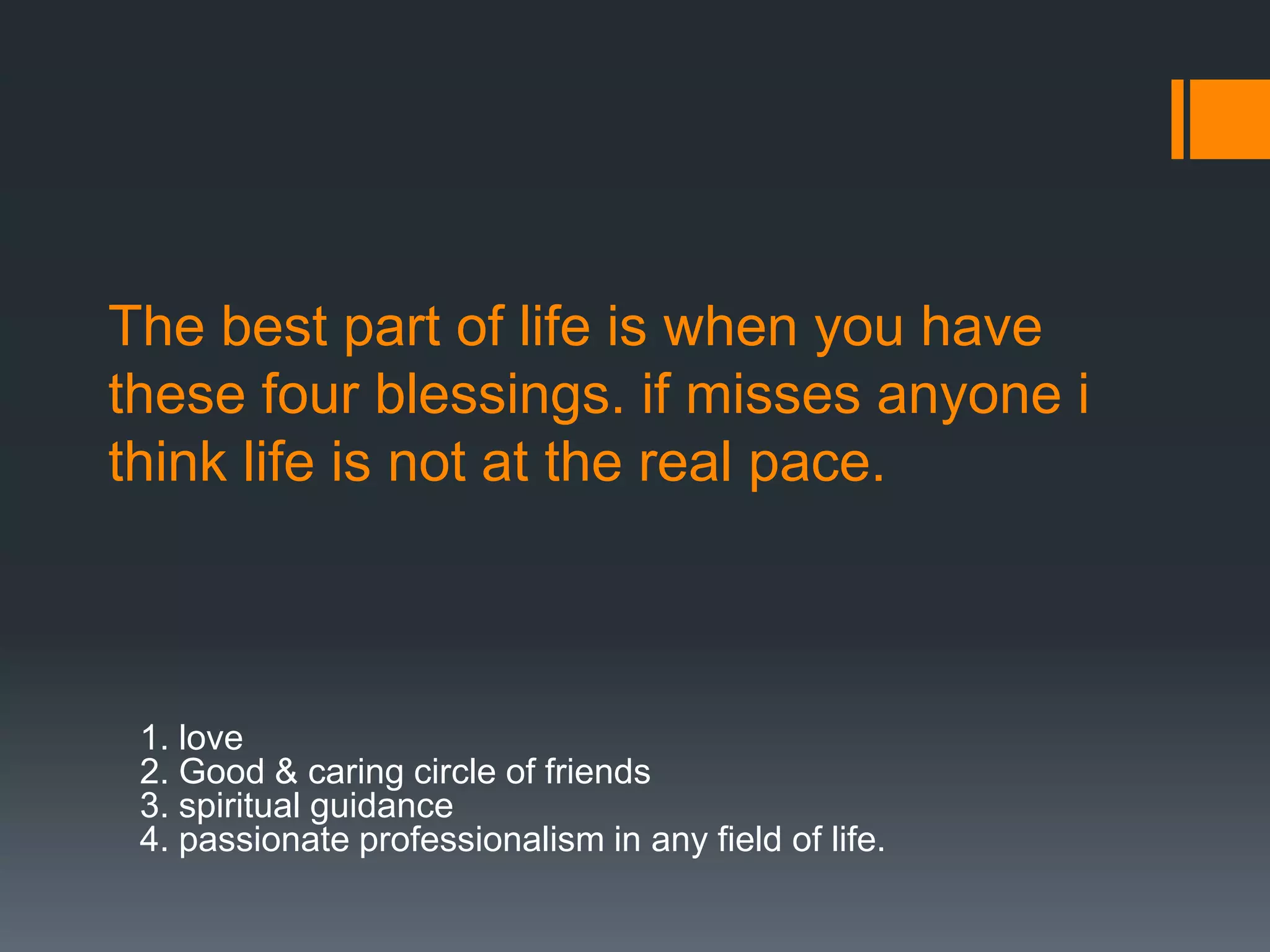 The best part of life | PPTX