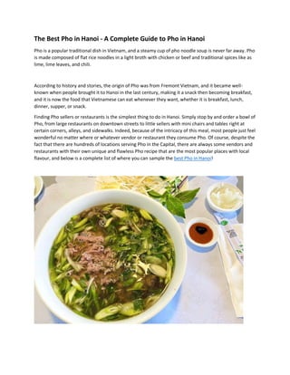 The Best Pho in Hanoi.pdf