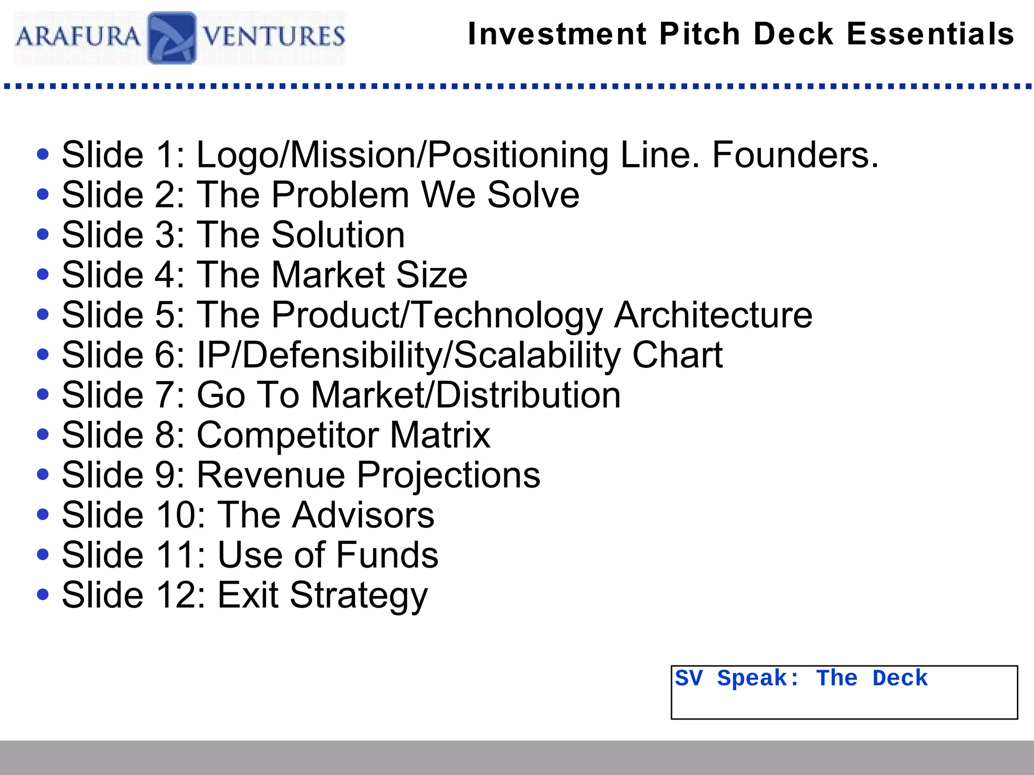 The Best Pitch Decks | PPT