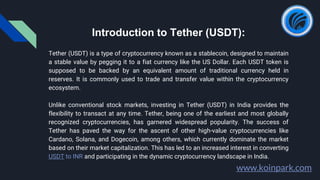 The Best Platform for Tether (USDT) to Indian Rupee (INR) Conversion in India.pptx