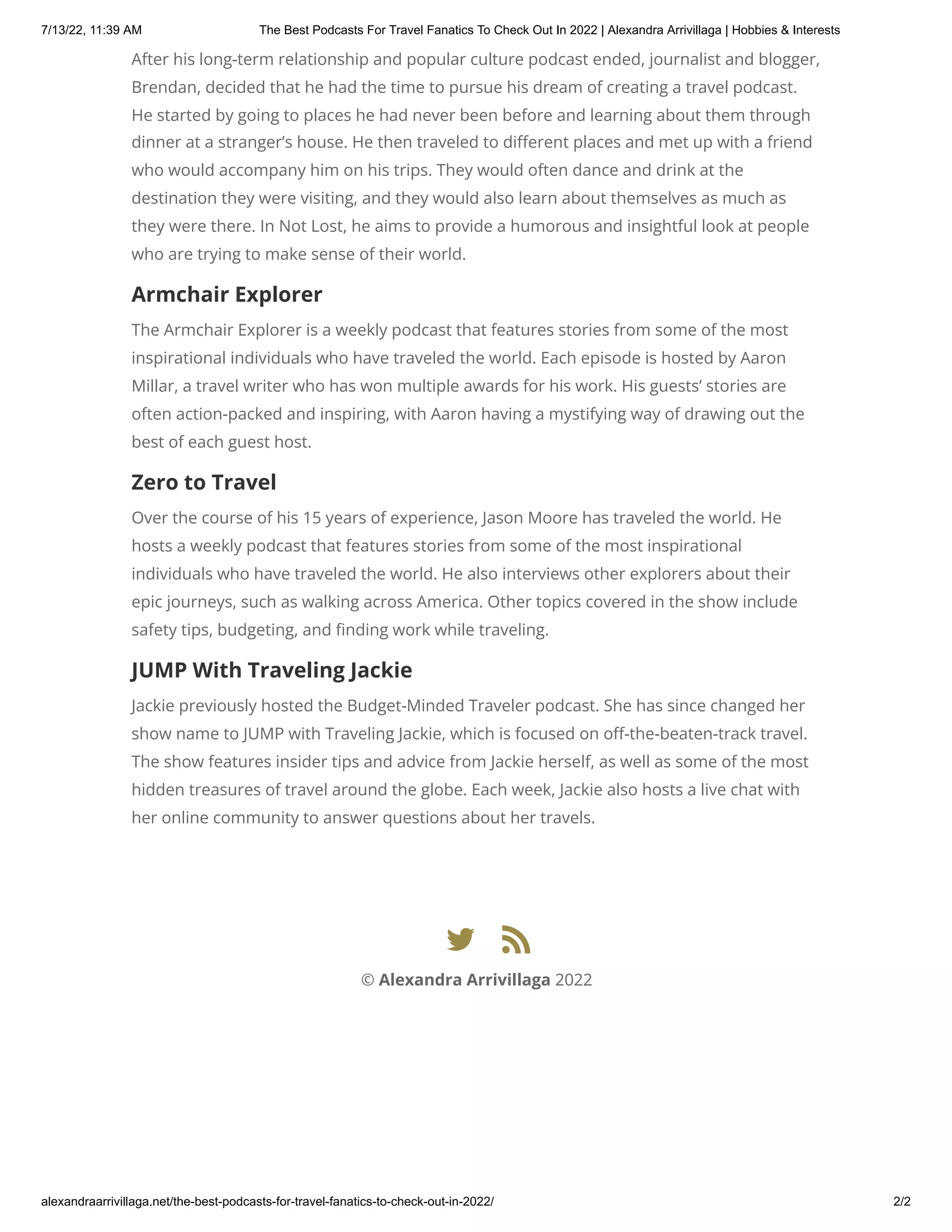 The Best Podcasts For Travel Fanatics To Check Out In 2022 | PDF