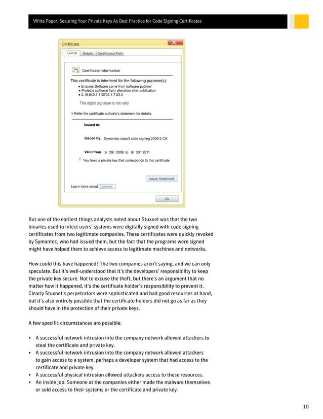 The Best Practices of Symantec Code Signing - RapidSSLonline | PDF