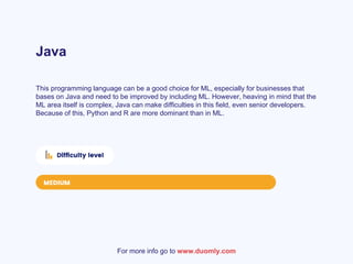 The best programming language for Artificial Intelligence and Machine ...