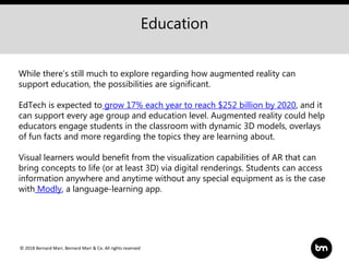 The 10+ Best Real-World Examples Of Augmented Reality | PPTX ...