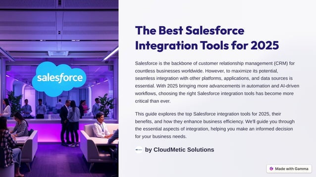 The Best Salesforce Integration Tools For 2025 Pdf