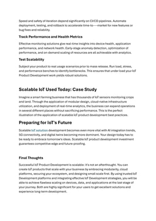 The Best Scalable IoT Product Development Guide | PDF