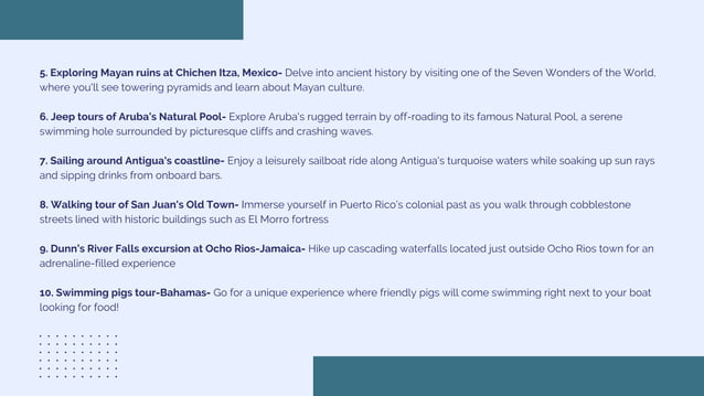 The Best Shore Excursions to Try During Your Cruise | PPT