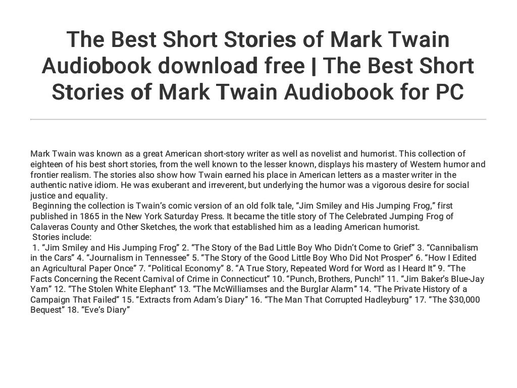The Best Short Stories Of Mark Twain Audiobook Download Free The Best the-best-short-stories-of-mark-twain-audiobook-download-free-the-best