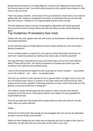 Top Guidelines Of yeast face mask | PDF