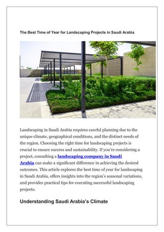 The Best Time of Year for Landscaping Projects in Saudi Arabia.pdf