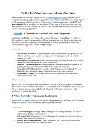 The Best Two Patient Engagement Software Solutions of the Future.pdf