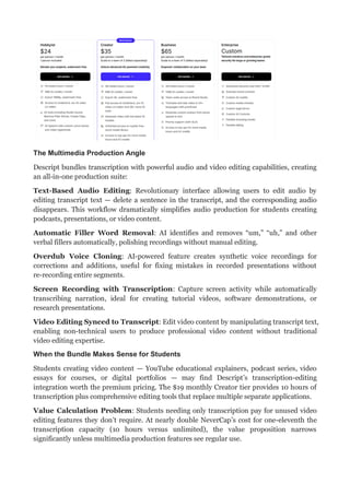 The Best Unlimited AI Transcription Tools for College Students: 2025’s ...