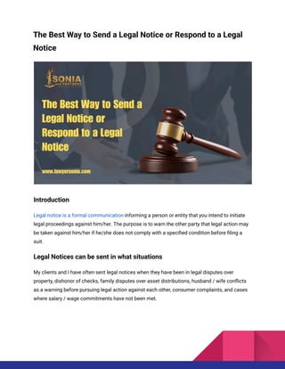 The Best Way to Send a Legal Notice or Respond to a Legal Notice.pdf