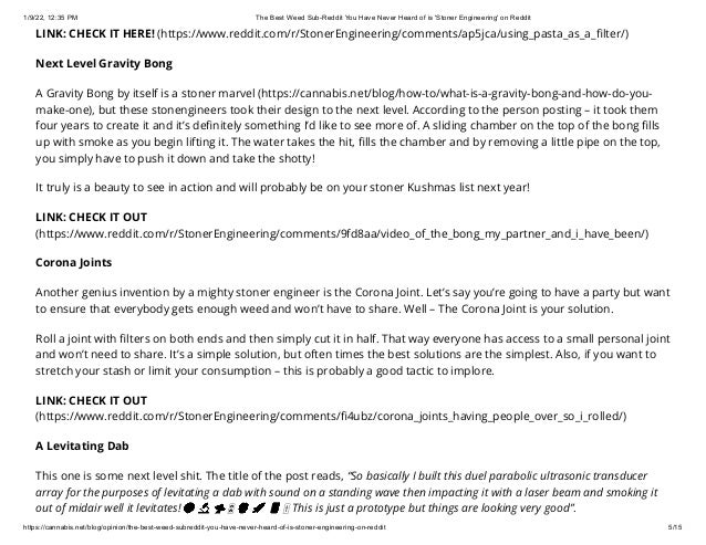 What is the Best Weed Sub-Reddit You Don't Know about Yet? | PPT