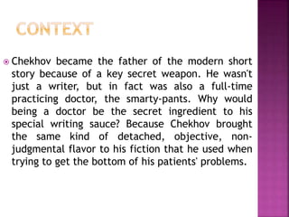 THE BET BY ANTON CHEKOV | PPTX