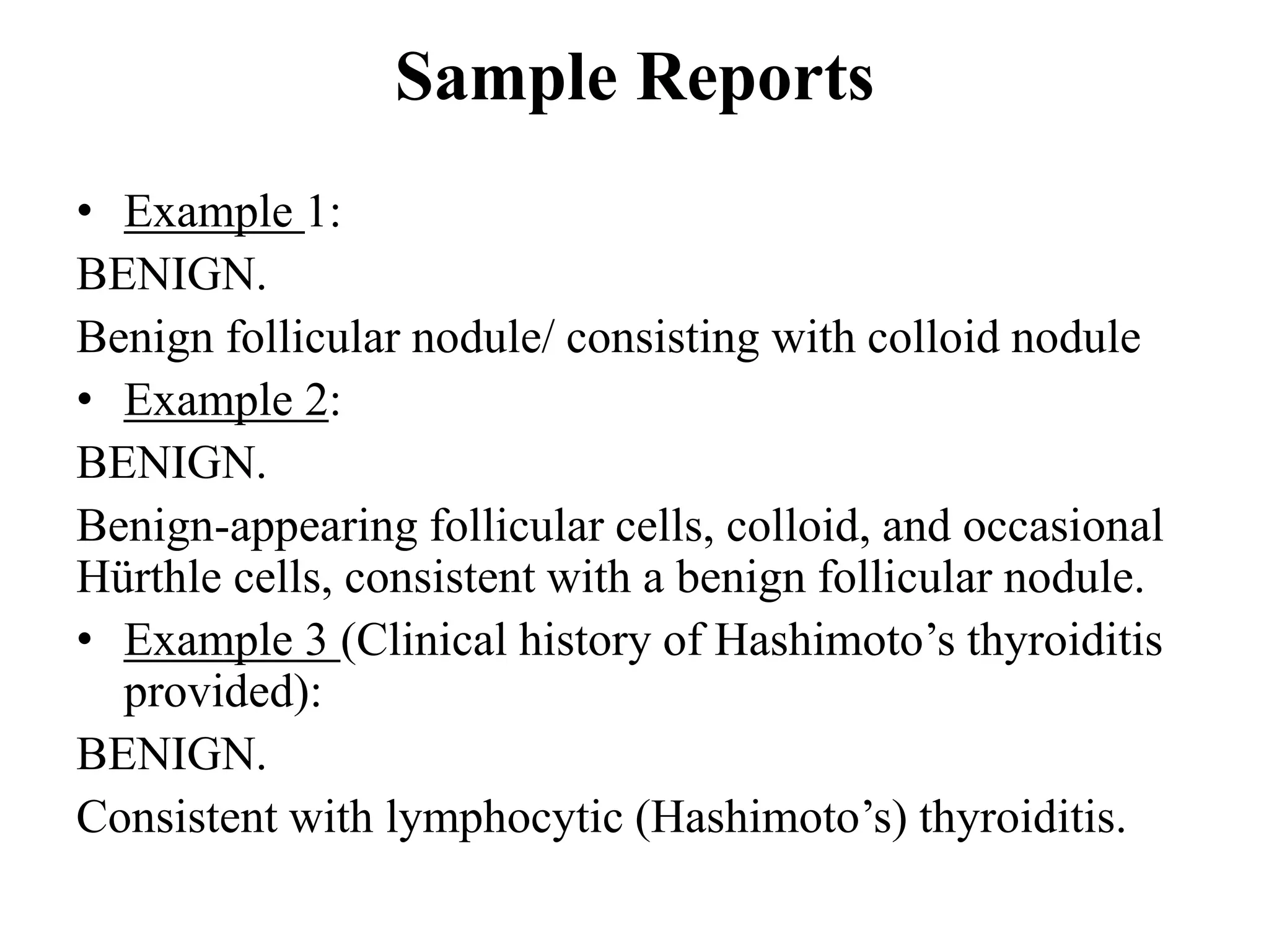 The bethesda system for reporting thyroid cytopathology | PPTX