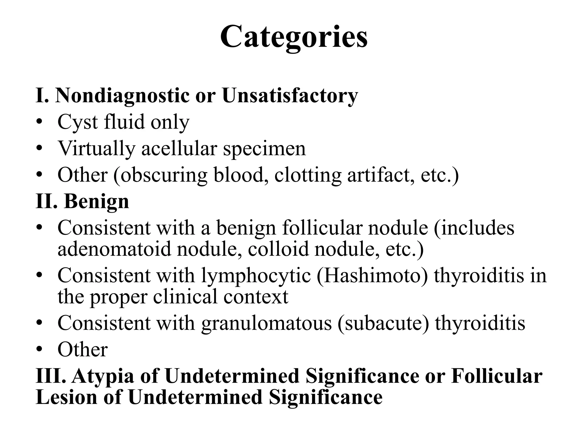 The bethesda system for reporting thyroid cytopathology | PPTX