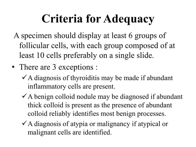 The bethesda system for reporting thyroid cytopathology | PPTX