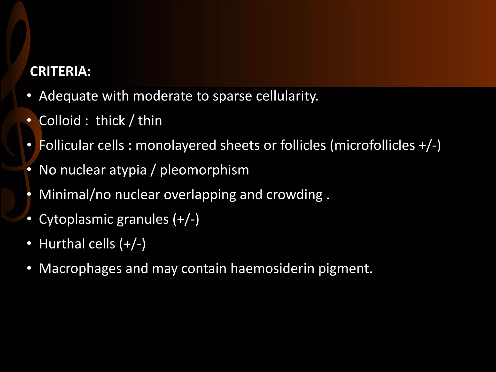 The bethesda system for reporting thyroid cytopathology | PPTX
